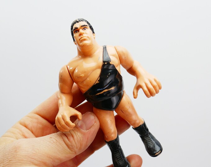 Andre the Giant WWF Hasbro Series 1 Figure Vintage 1990 Wrestler Action ...