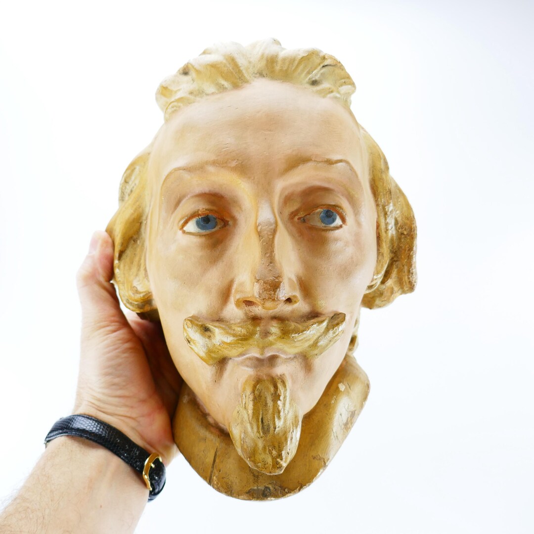 Antique Mask Face of Cardinal of Richelieu After Gian Lorenzo Bernini ...