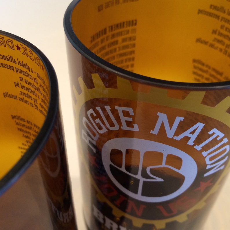 Rogue Brutal IPA Beer Glass Rogue Nation Set (set of 2) - Etsy