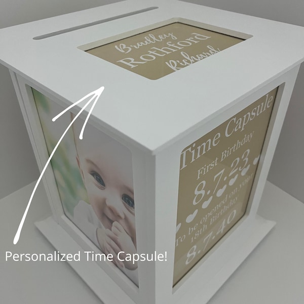 1st Birthday Time Capsule Box - Etsy