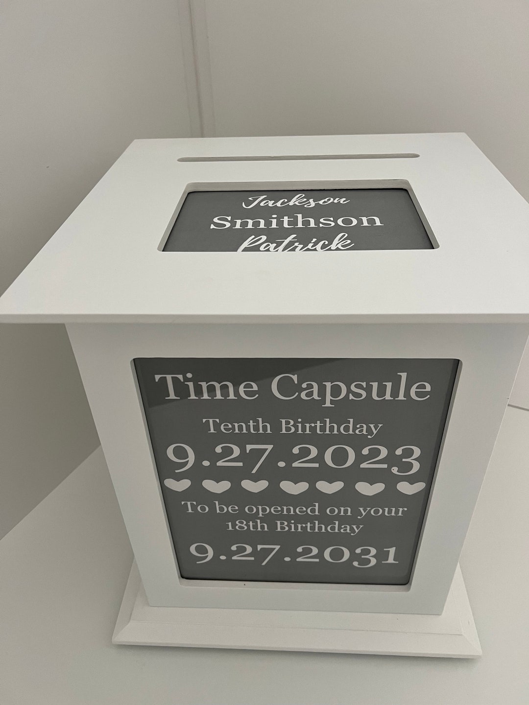 Time Capsule // Personalized Baby Gift // Newborn Gift // 1st Birthday ...