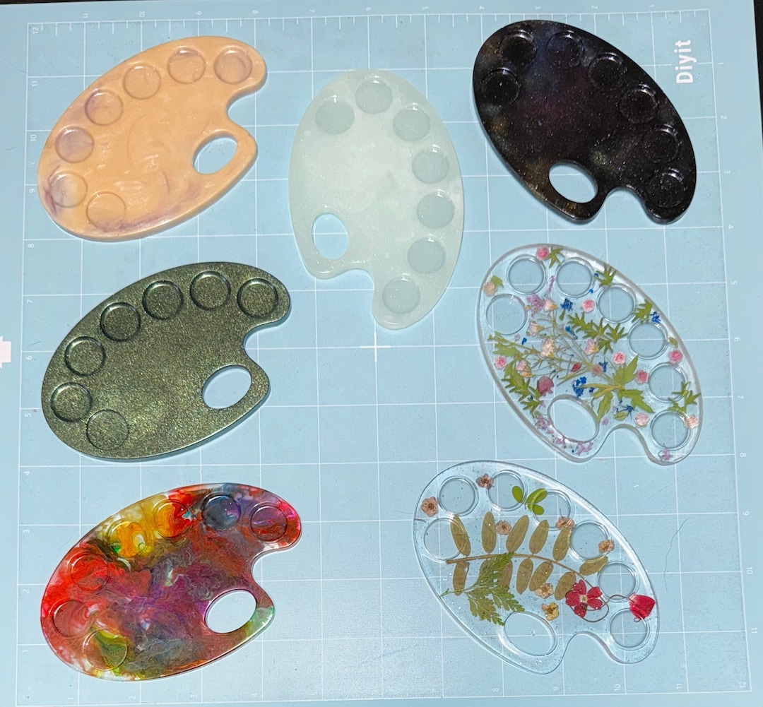Individual Palettes, Small Painter Palette, Sold Individual, Epoxy ...