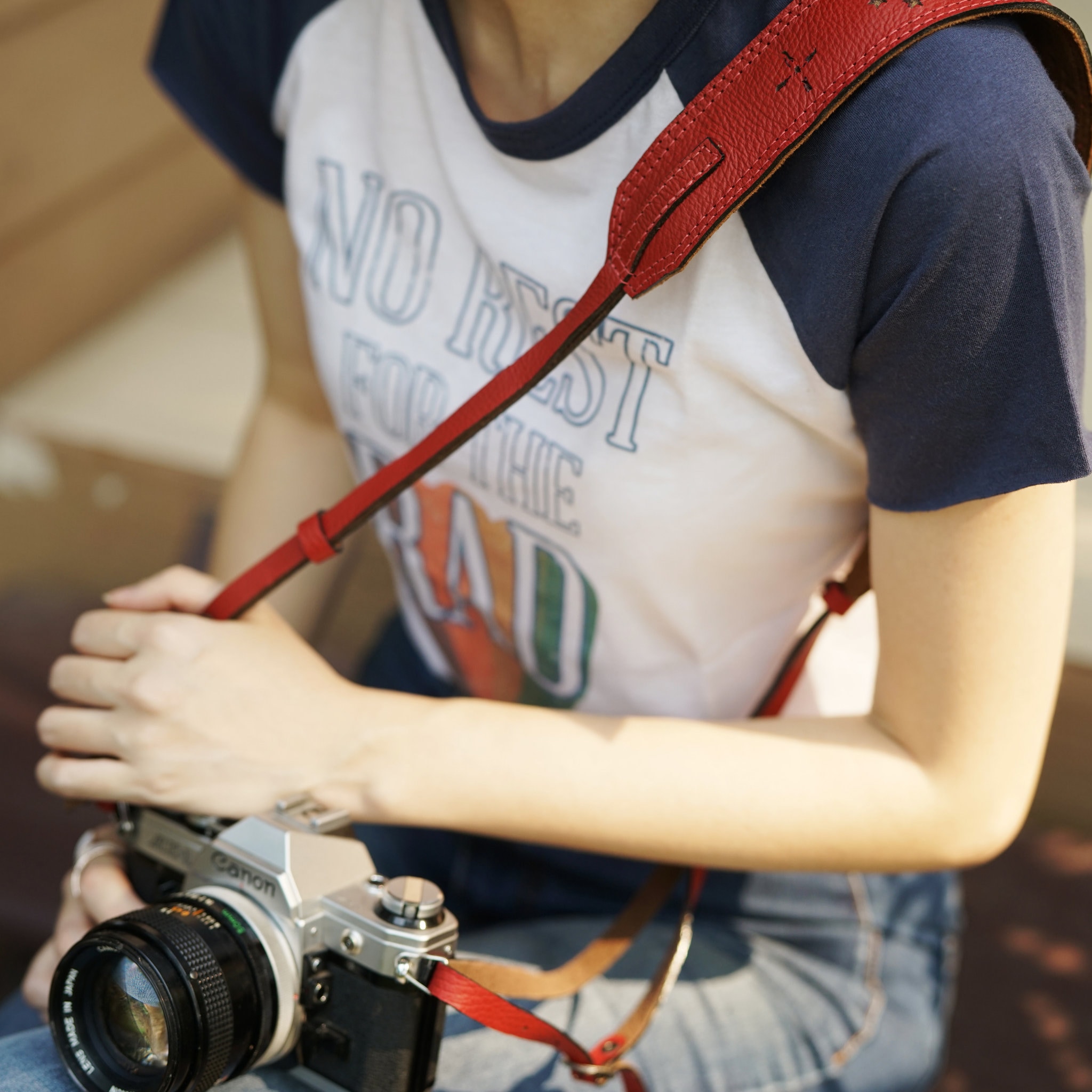 Red Camera Strap - Etsy