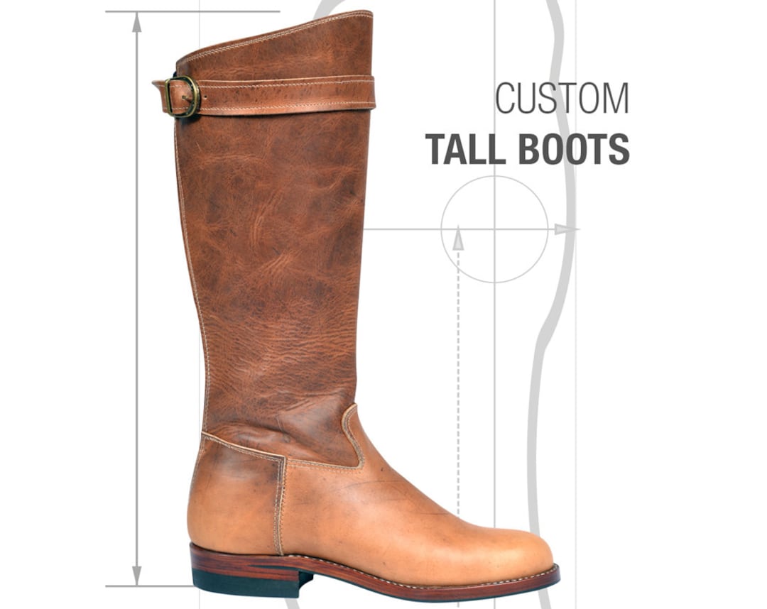 Custom Tall Leather Boots - Handcrafted, Perfect Fit, Fully ...