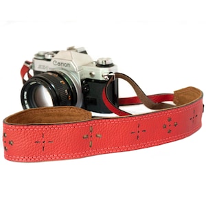 Red Camera Strap - Etsy