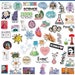 Science Biology Physics Chemistry Stickers Pack of Either 10, 25, 50 or ...