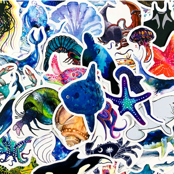 Ocean Stickers - Etsy