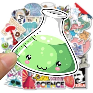 Science Biology Physics Chemistry Stickers Pack of Either 10, 25, 50 or ...