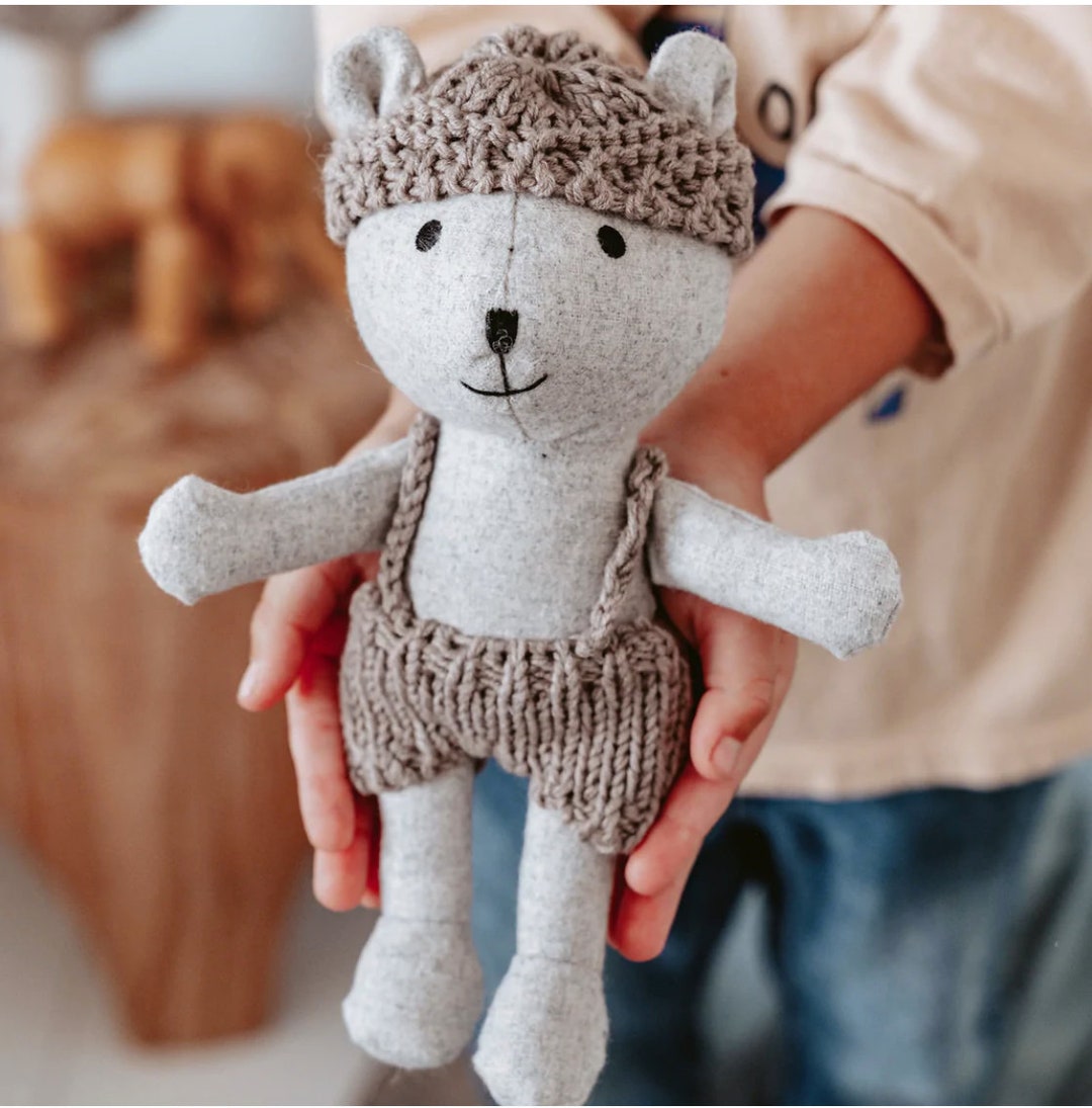 George the Bear Soft Toy Made With Social Enterprise in Mind - Etsy