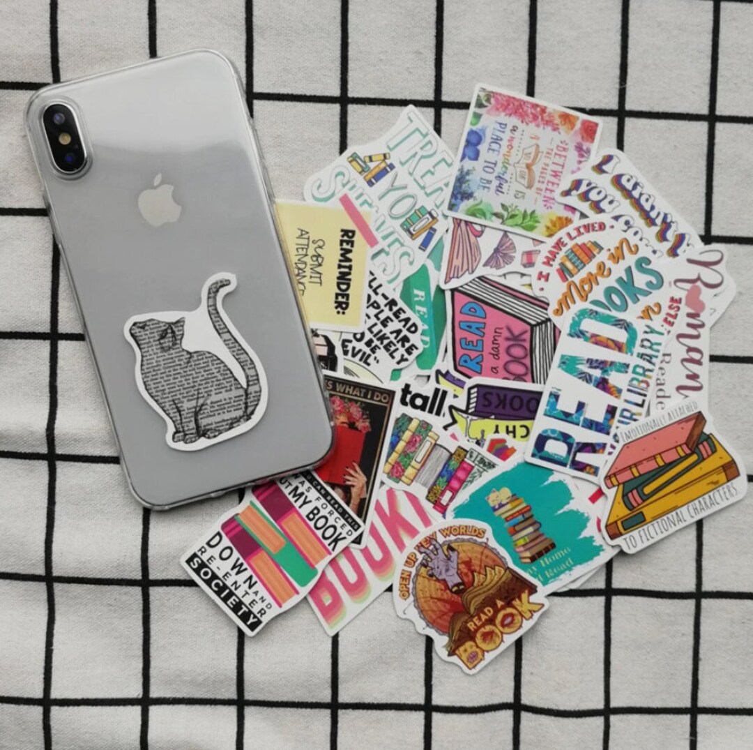 Book Reading Stickers Pack of Either 5,10, 25,50 or 100 Mixed - Etsy