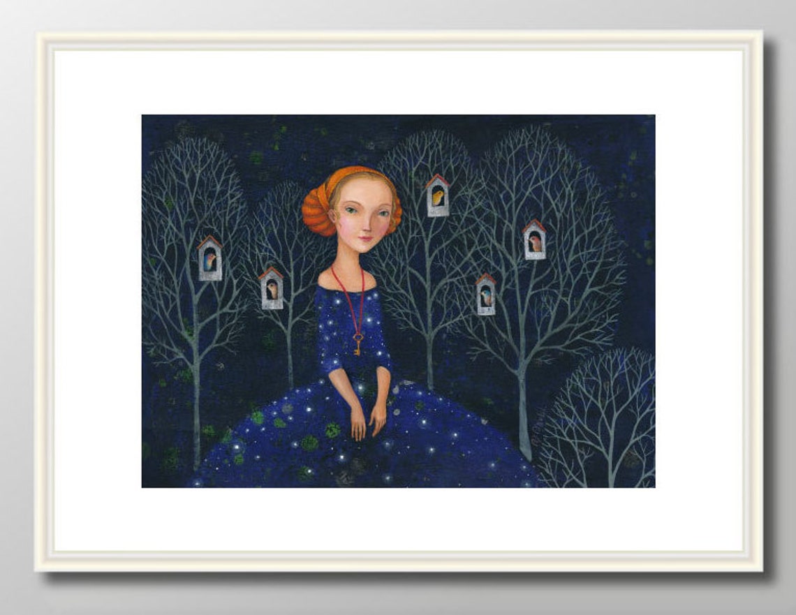 Key Picture Art Print Print of Original Acrylic Painting - Etsy