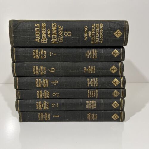 Antique: Audel's Engineers and Mechanics Guide Set 1921 Missing Volume ...
