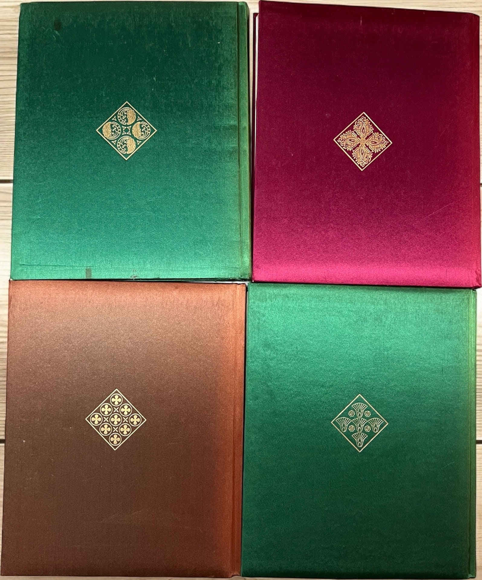 Treasures of the World Art Book, Gilt-edged Vintage Library Decor - Etsy
