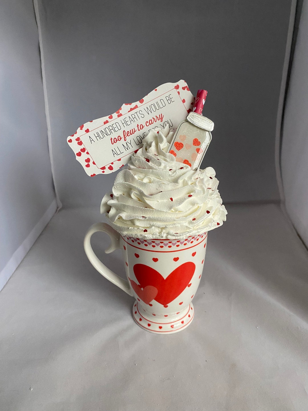Faux Mug Topper Faux Whip Cream Whipped Topper Fake Bake - Etsy