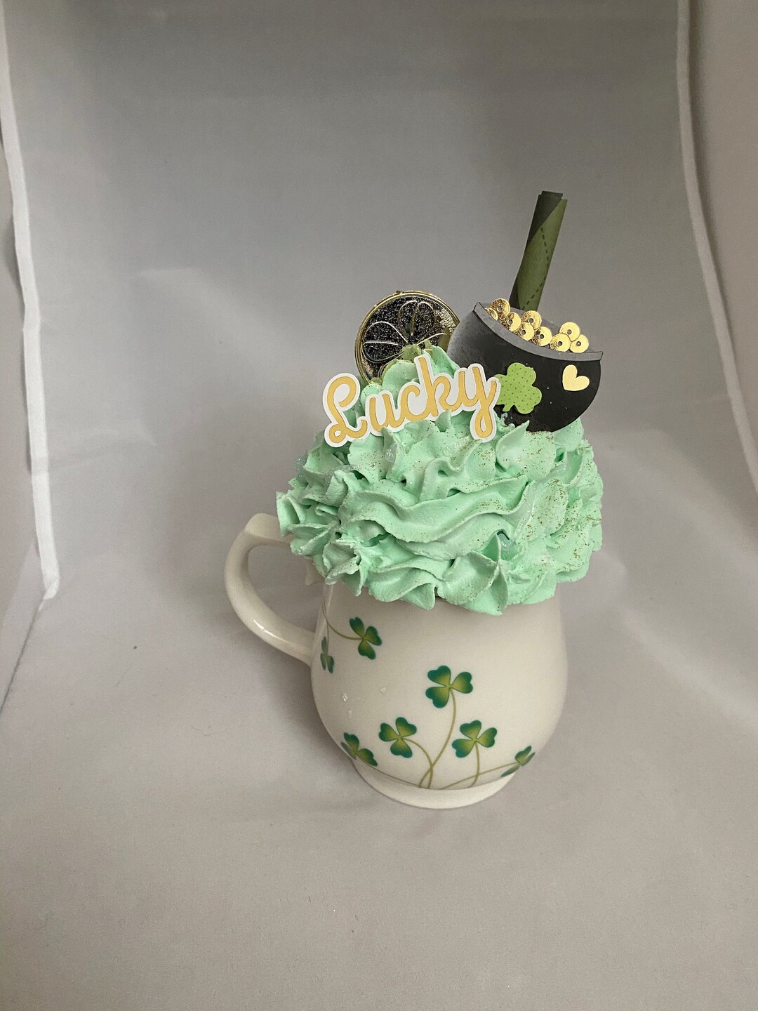 Faux Mug Topper Faux Whip Cream Whipped Topper Prop Tiered - Etsy