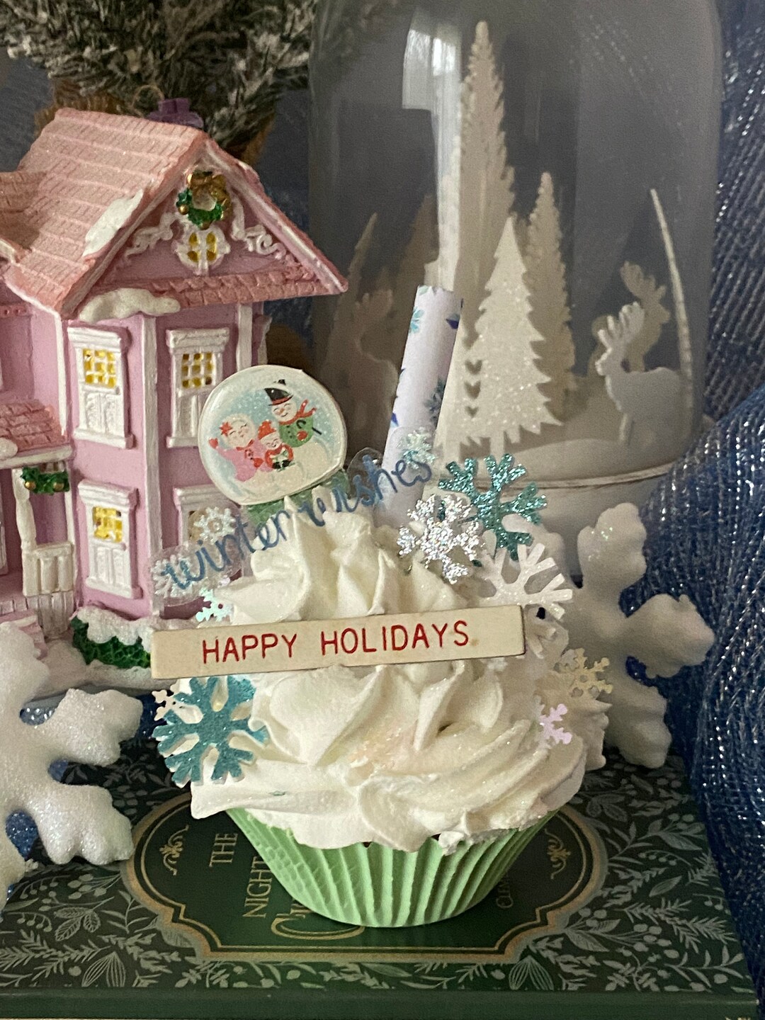 Fake Cupcake/ Fake Whipped Cream/ Whip Topping/ Fake Bake/ Tiered Tray ...