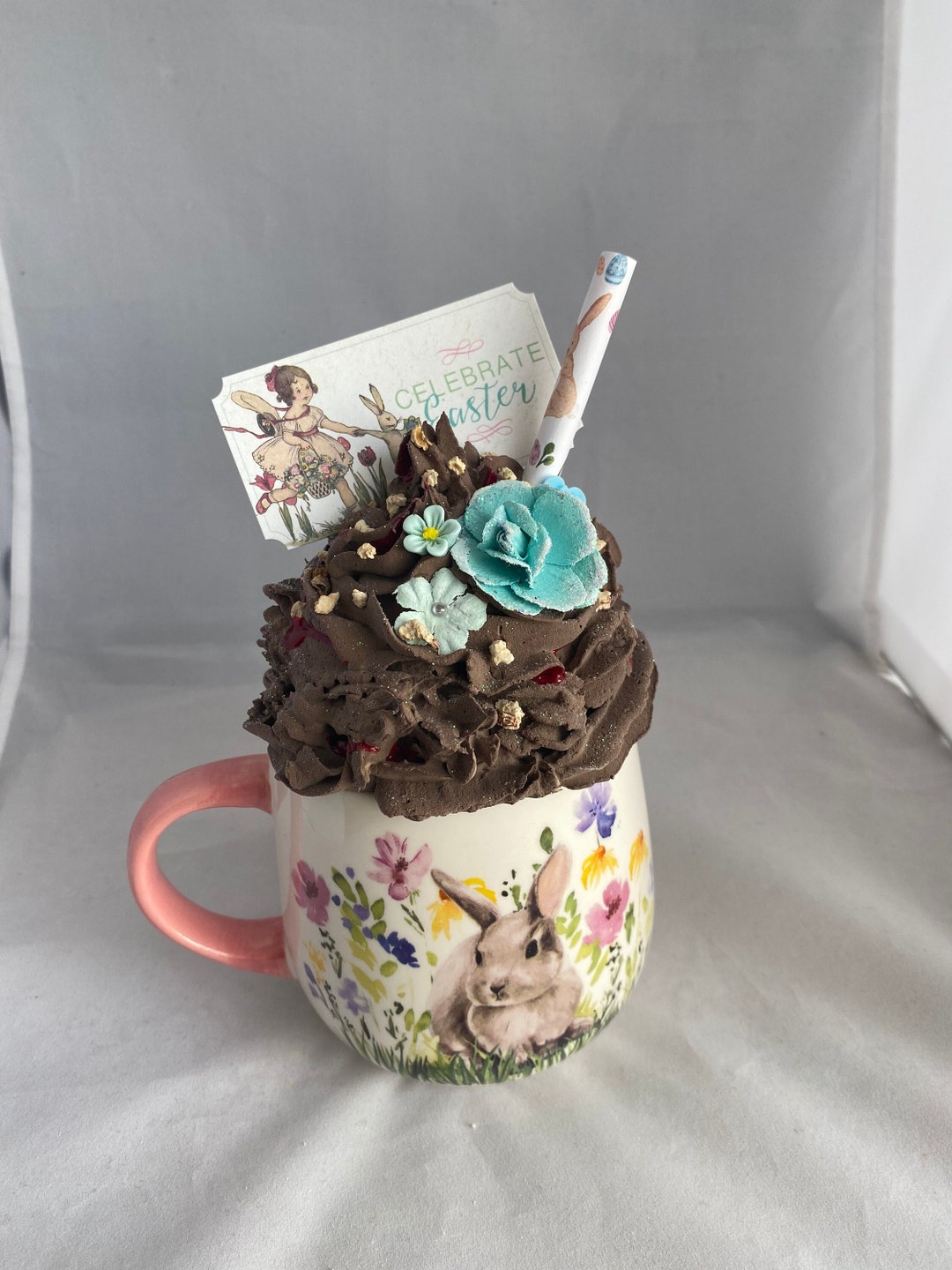Faux Mug Topper Faux Whip Cream Whipped Topper Tiered Tray - Etsy
