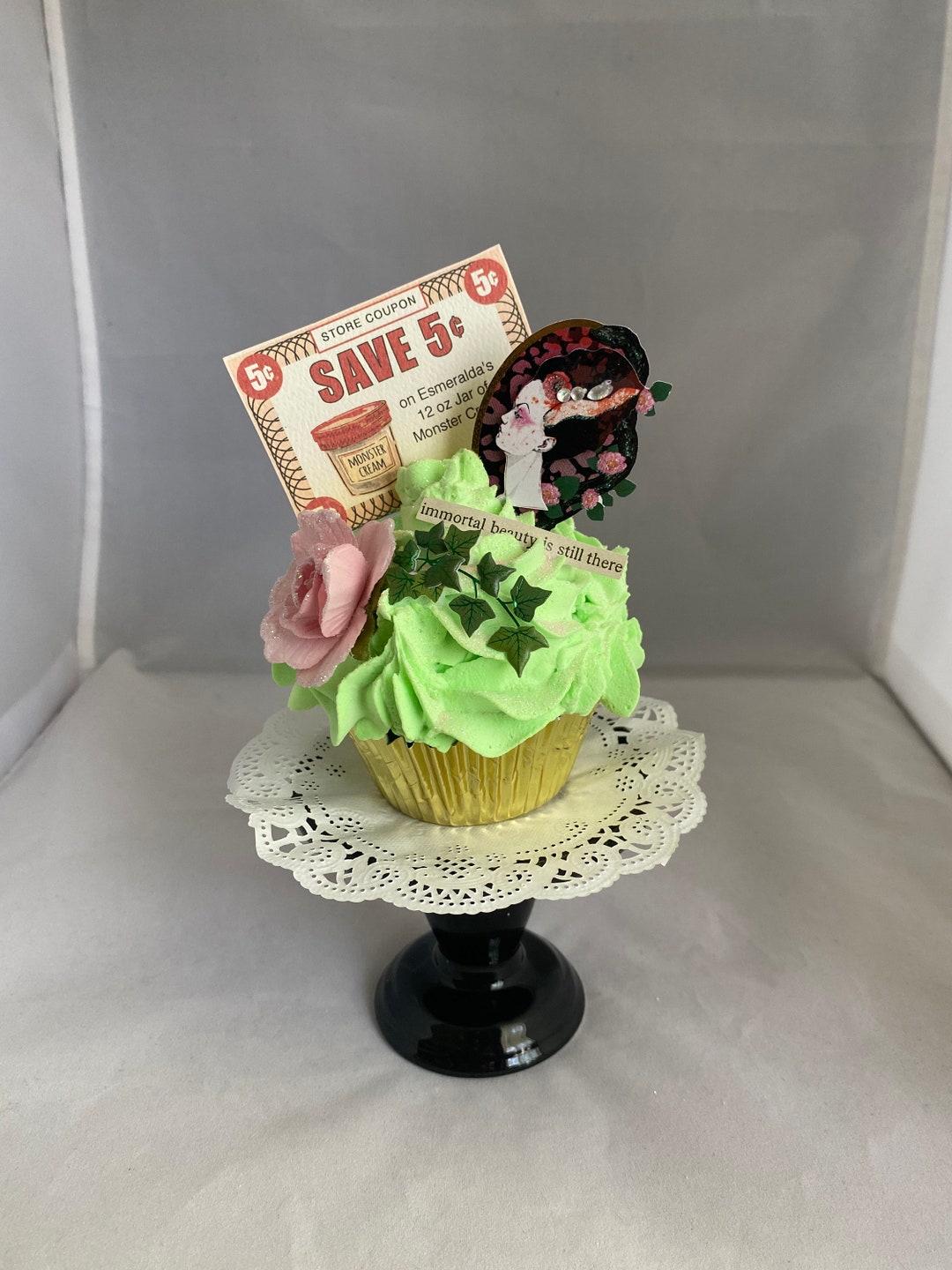 Faux Cupcake, Fake Cupcake, Fake Bake, Fake Whip Cream, Halloween ...