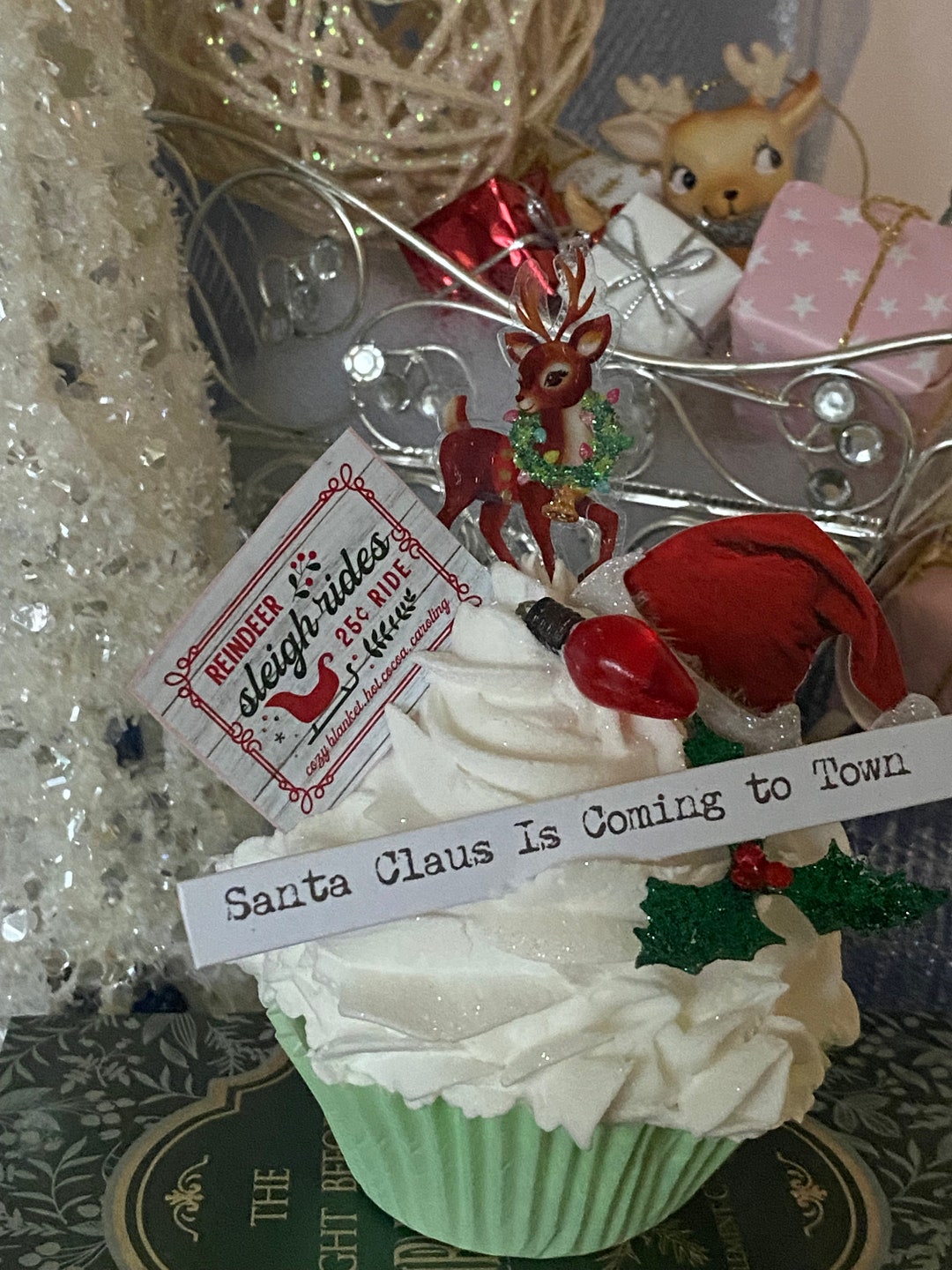 Fake Cupcake/ Fake Whipped Cream/ Whip Topping/ Fake Bake/ Tiered Tray ...