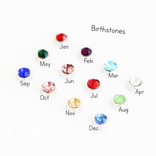 Round Birthstones - Etsy