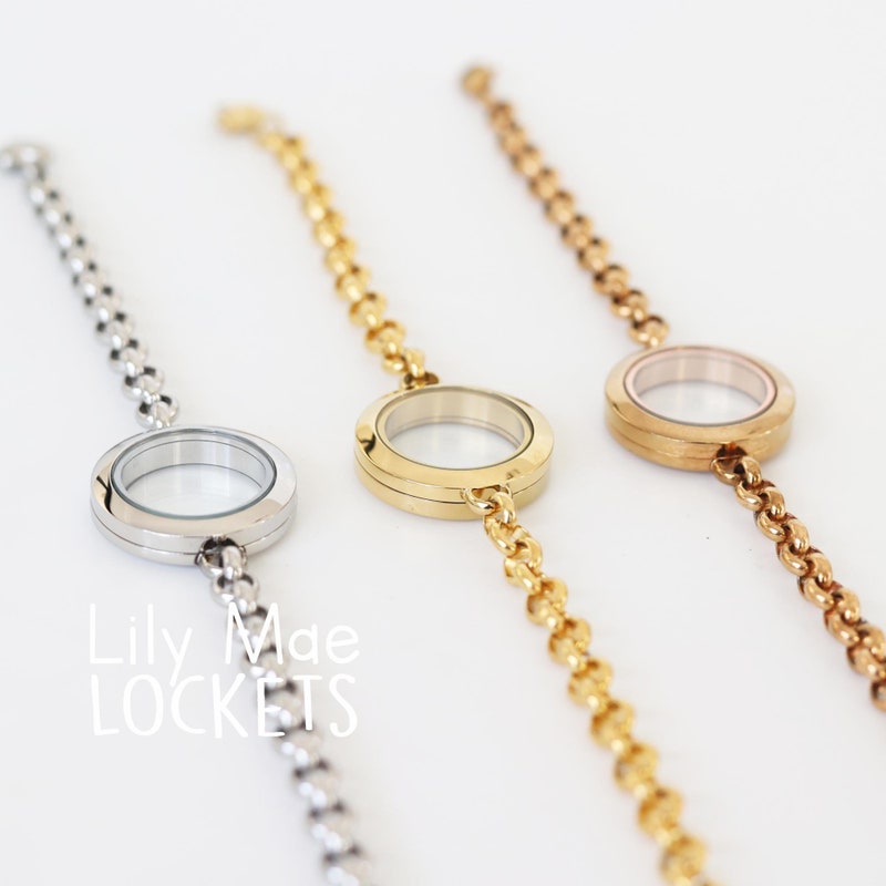 Locket Bracelet - Etsy