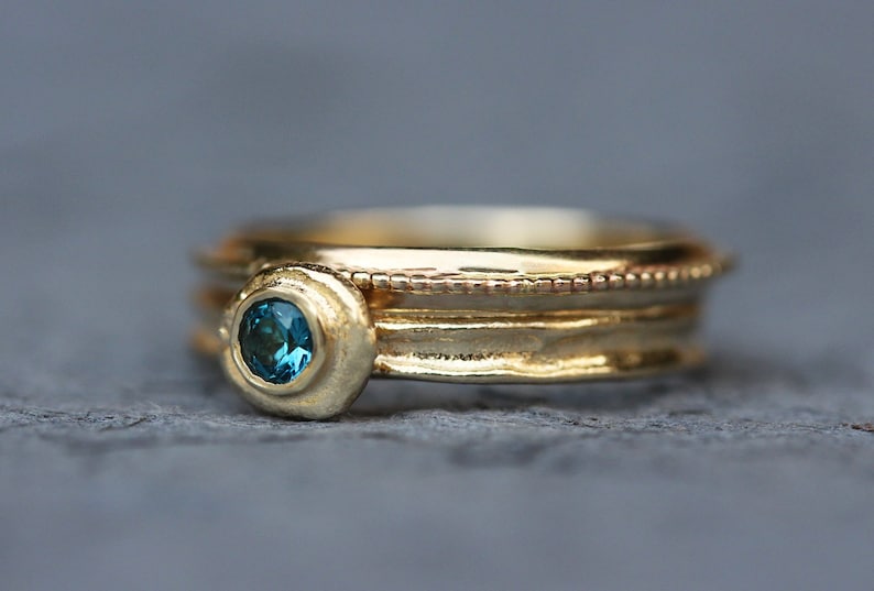 Bridal Ring Set Boho Wedding Ring Wedding Band Women - Etsy