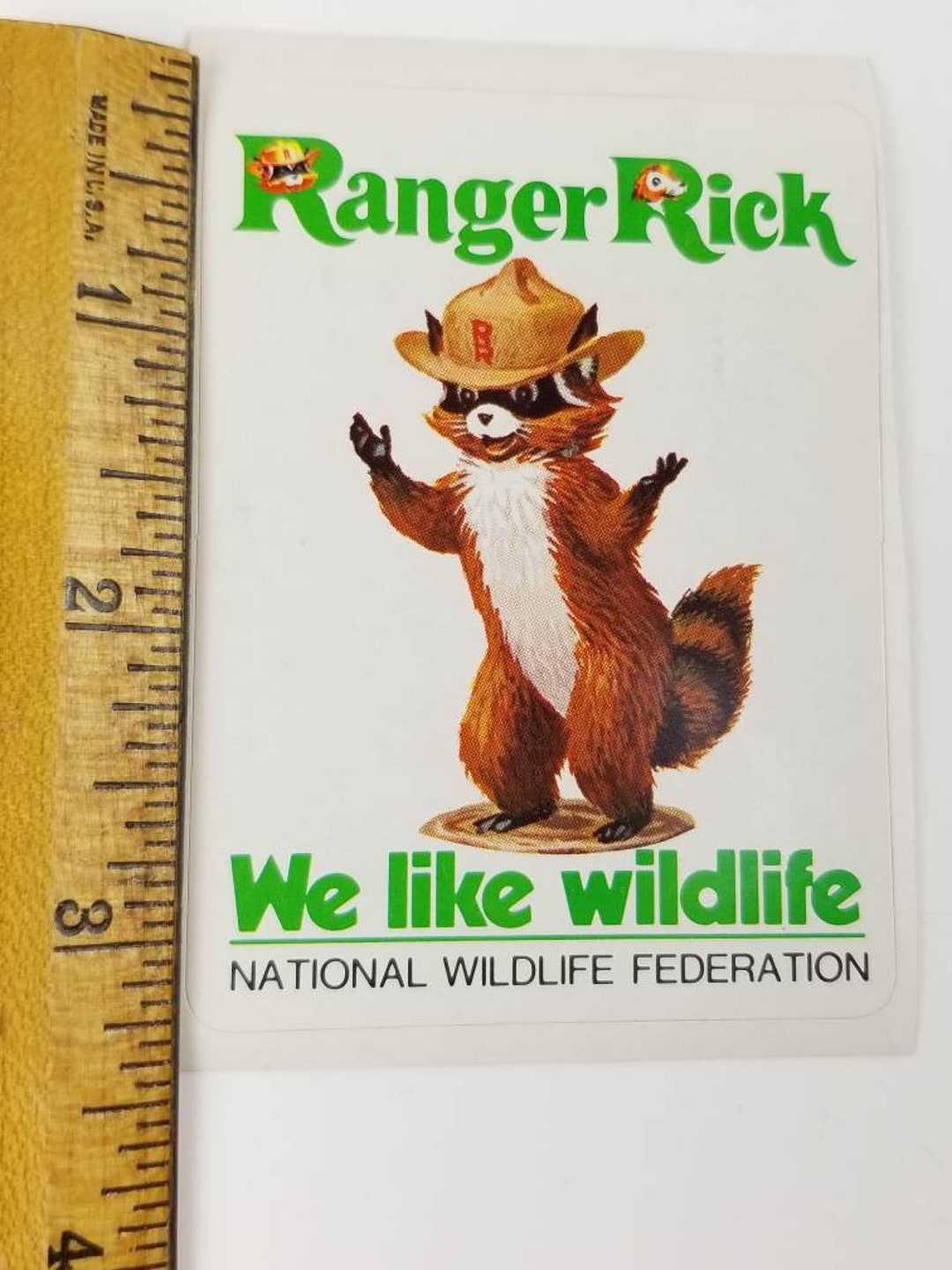 Vintage Ranger Rick Stickers Wildlife Federation Smokey Bears - Etsy