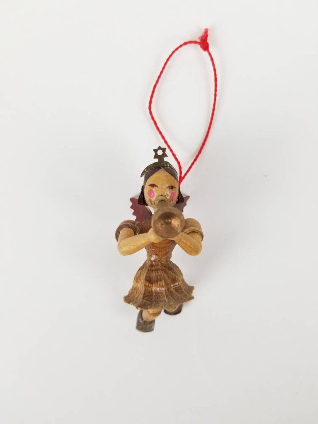 Vintage Erzgebirge Gloria Angel Hanging Manger Creche 3 Inch Nativity ...