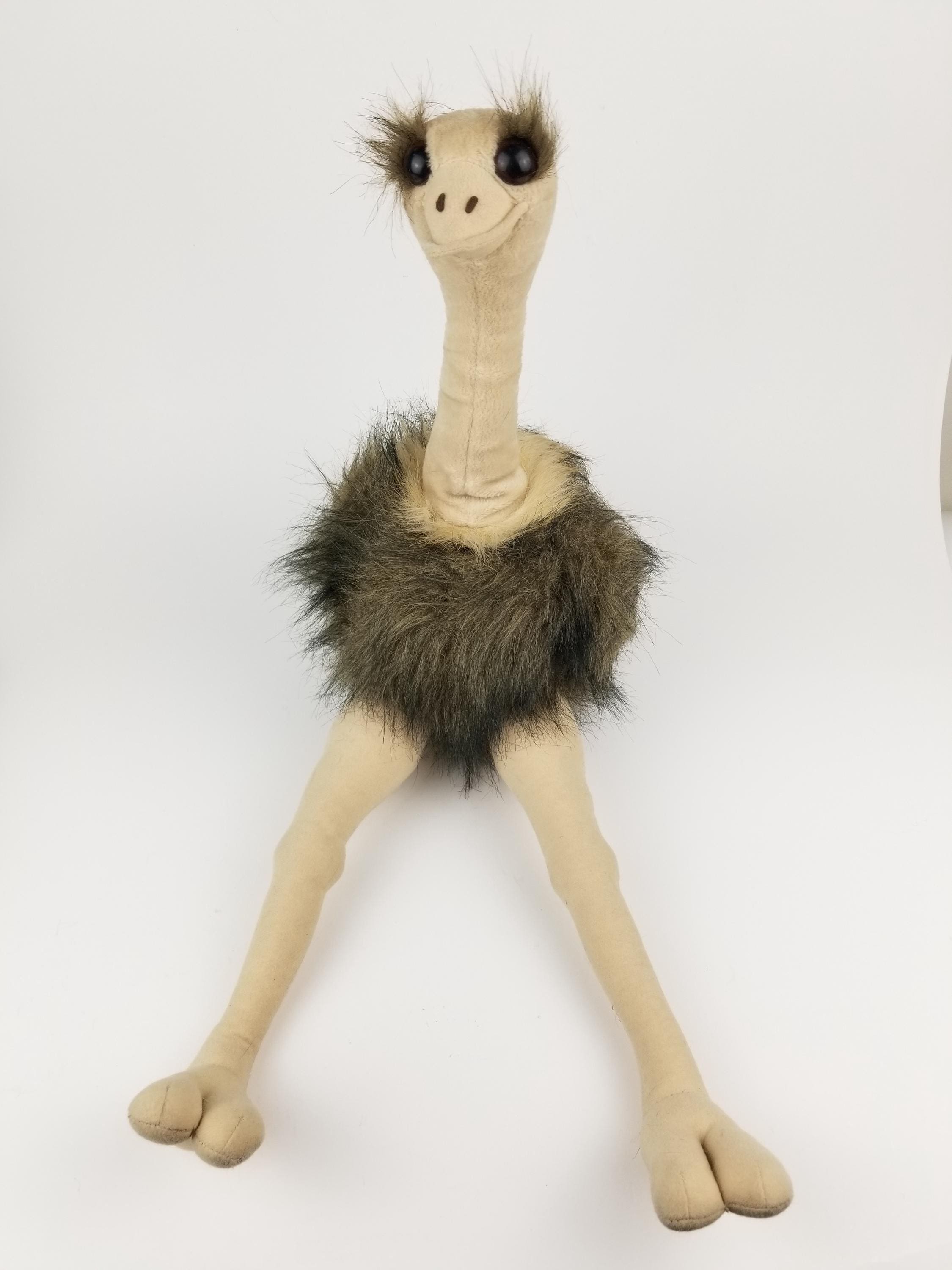 Oona Ostrich Plush by Dakin 1990s Toy Zoo Animal Bird 22 Vintage Stuffed Etsy UK