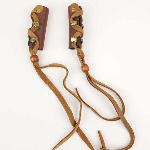 Leather Hair Wrap - Etsy