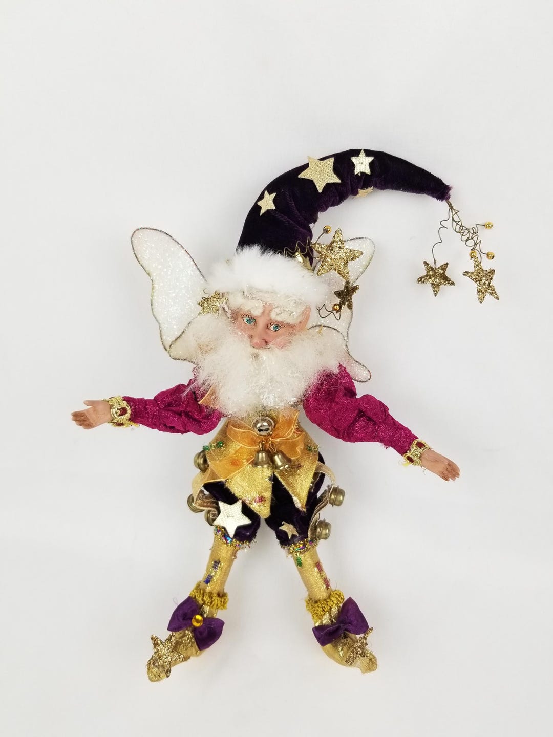 Mark Roberts Jester Fairy Pixie Elf Figurine Christmas Decoration 10 ...
