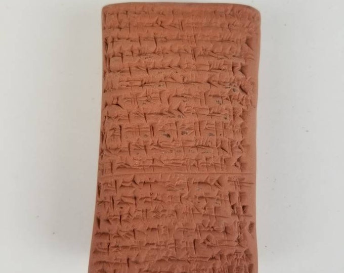 Replica Sumerian Cuneiform Clay Tablet Earliest Writing Egyptian ...