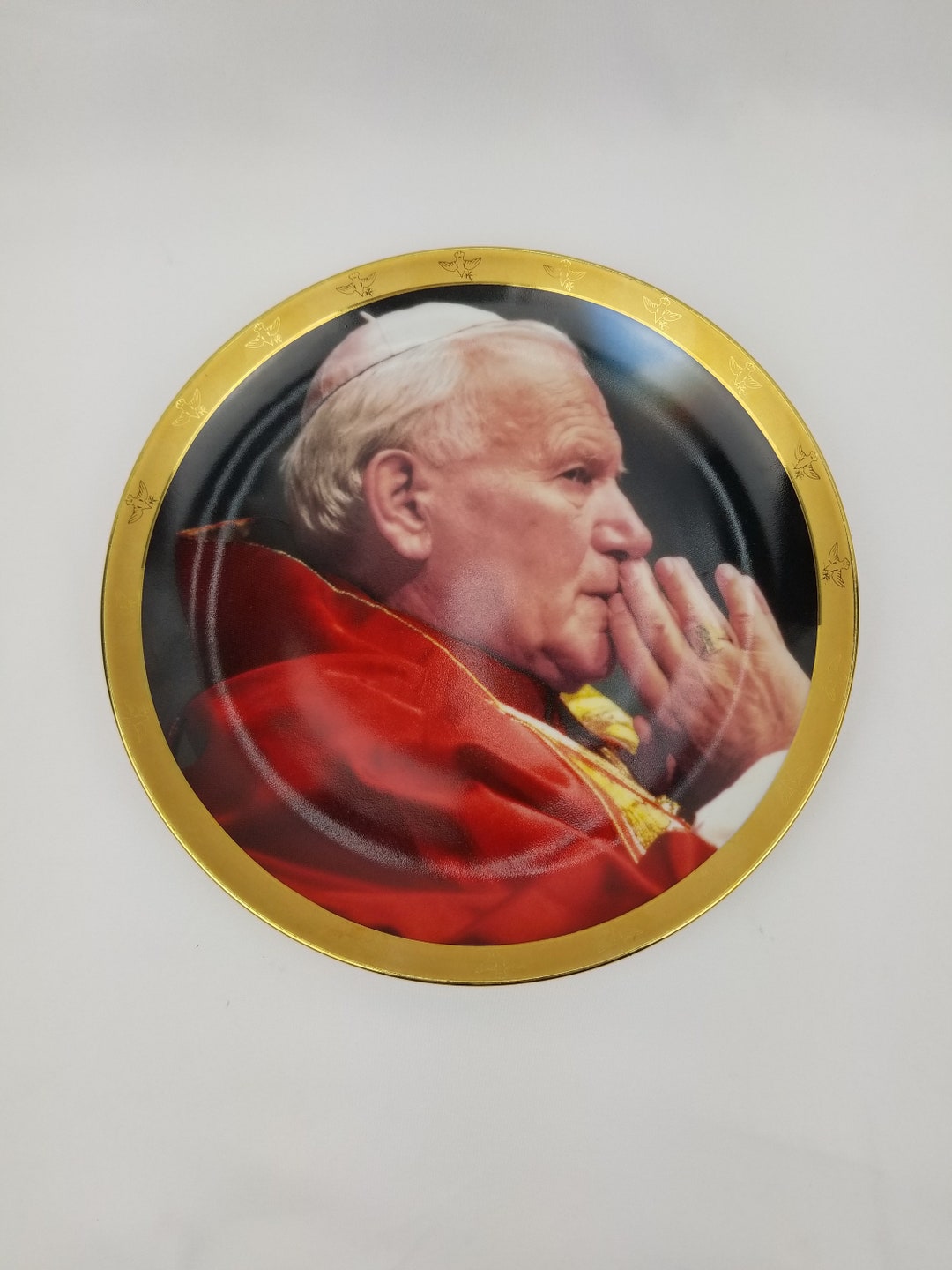 Pope John Paul II Collectors Plate 8inch Heavenly Father Danbury Mint ...