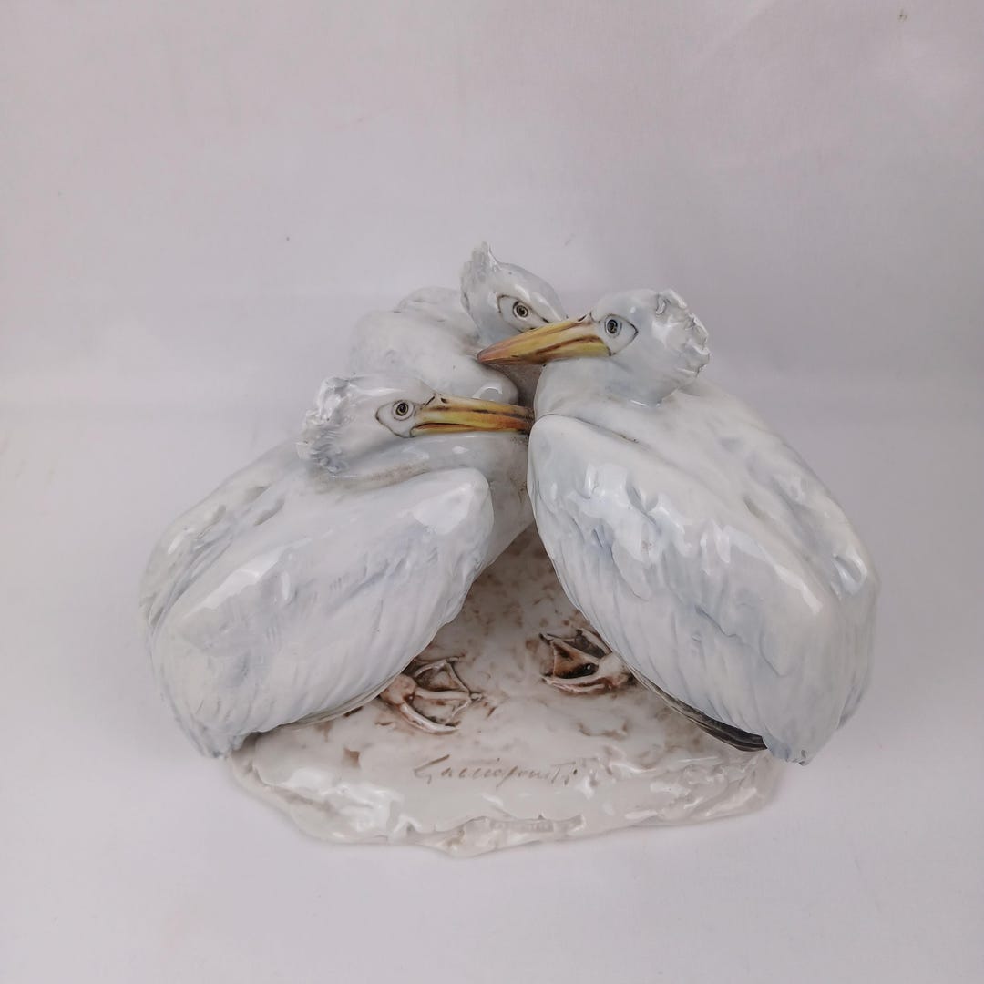Signed Italian Porcelain Guido Cacciapuoti 1892-1953 Fine Royal Gold ...