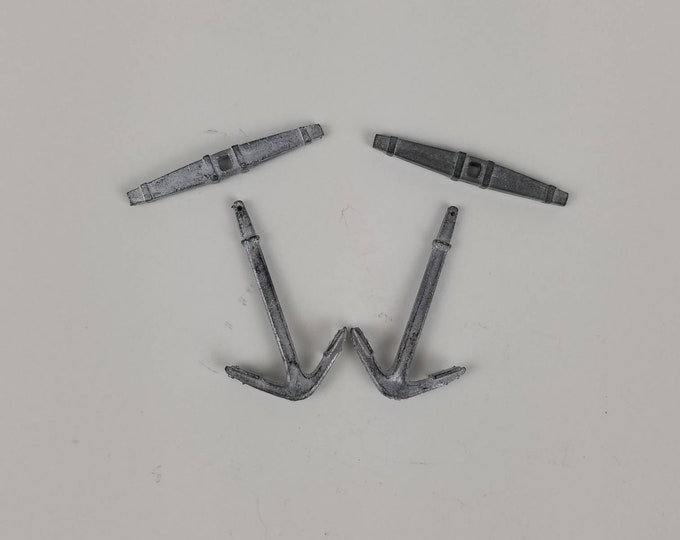Miniature Anchor 2 Inch Lead Metal Ship Model Making Building Parts ...