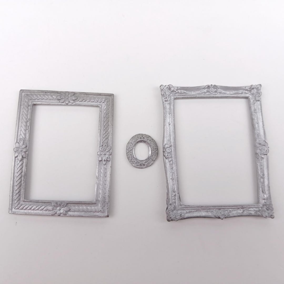 Miniature Diecast Metal Picture Frames Dollhouse, Magnets, DIY - Etsy