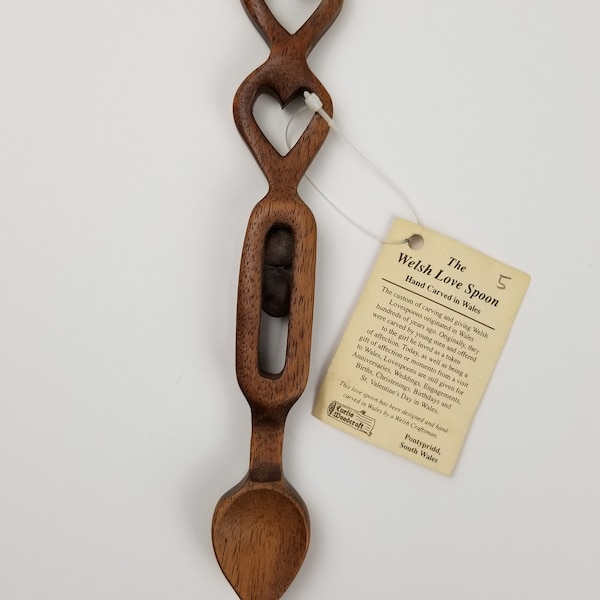 Welsh Love Spoon - Etsy