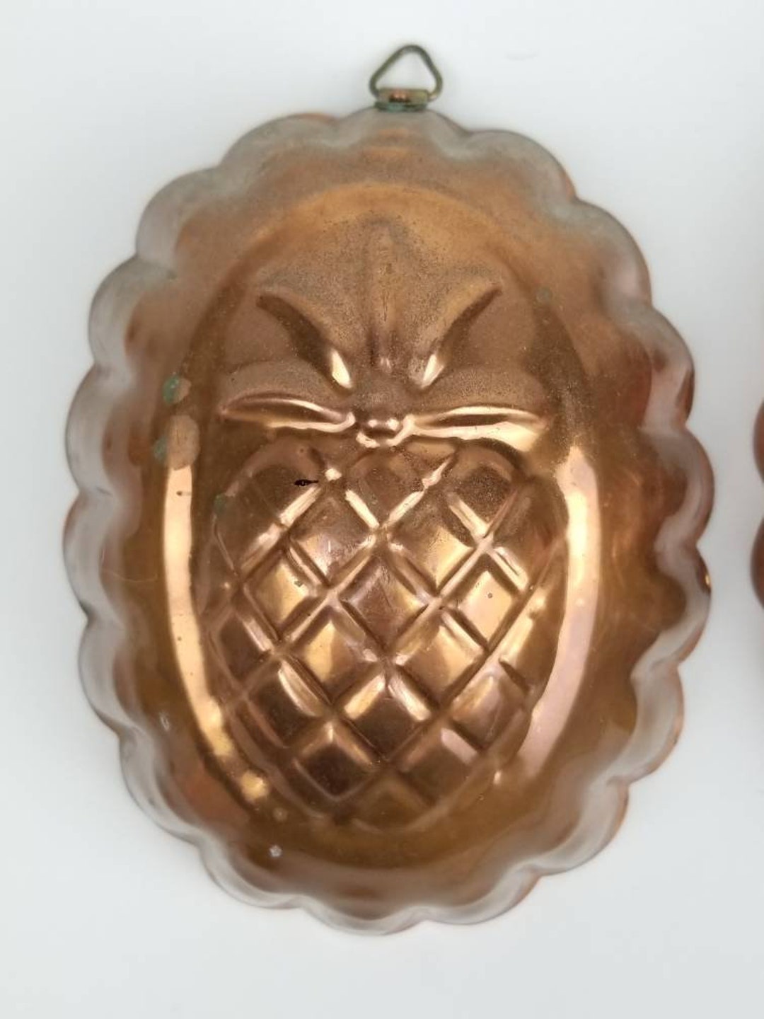 Antique Copper Mold Pineapple Aspic Gelatin Cake Butter Mold Lucky ...
