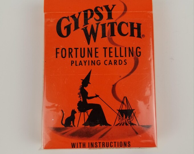 Gypsy Witch Fortunetelling Tarot Card Deck Complete Fortune Reader ...