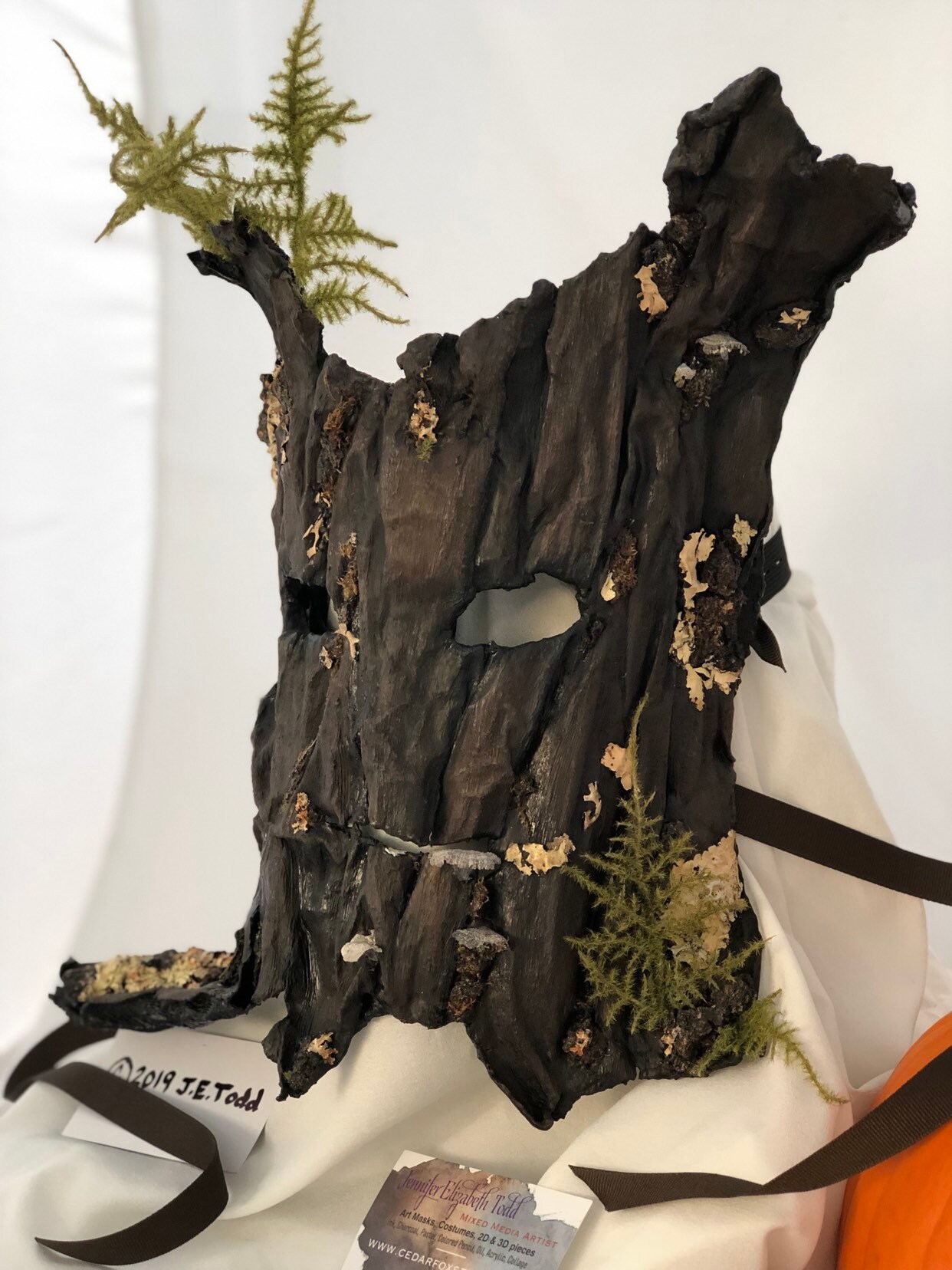 Tree Stump Mask Masquerade Nature Costume Ent moss | Etsy