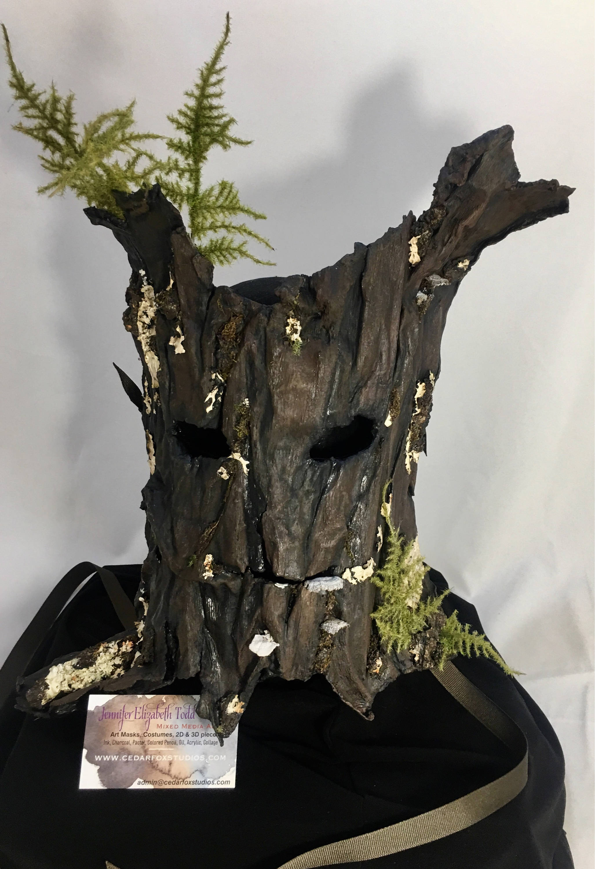 Tree Mask Masquerade Nature Costume Ent Tree Stump moss | Etsy