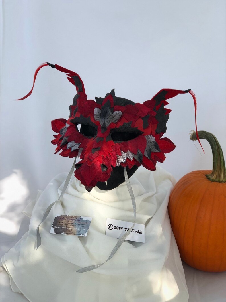 Red Dragon Mask: Pewtered Cosplay Costume, Fantasy Art Prop - Etsy