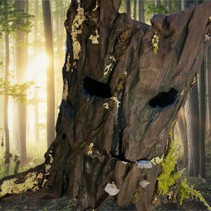 Tree Stump Mask, Masquerade, Nature Costume, Ent, Moss, Festival, Fungi ...