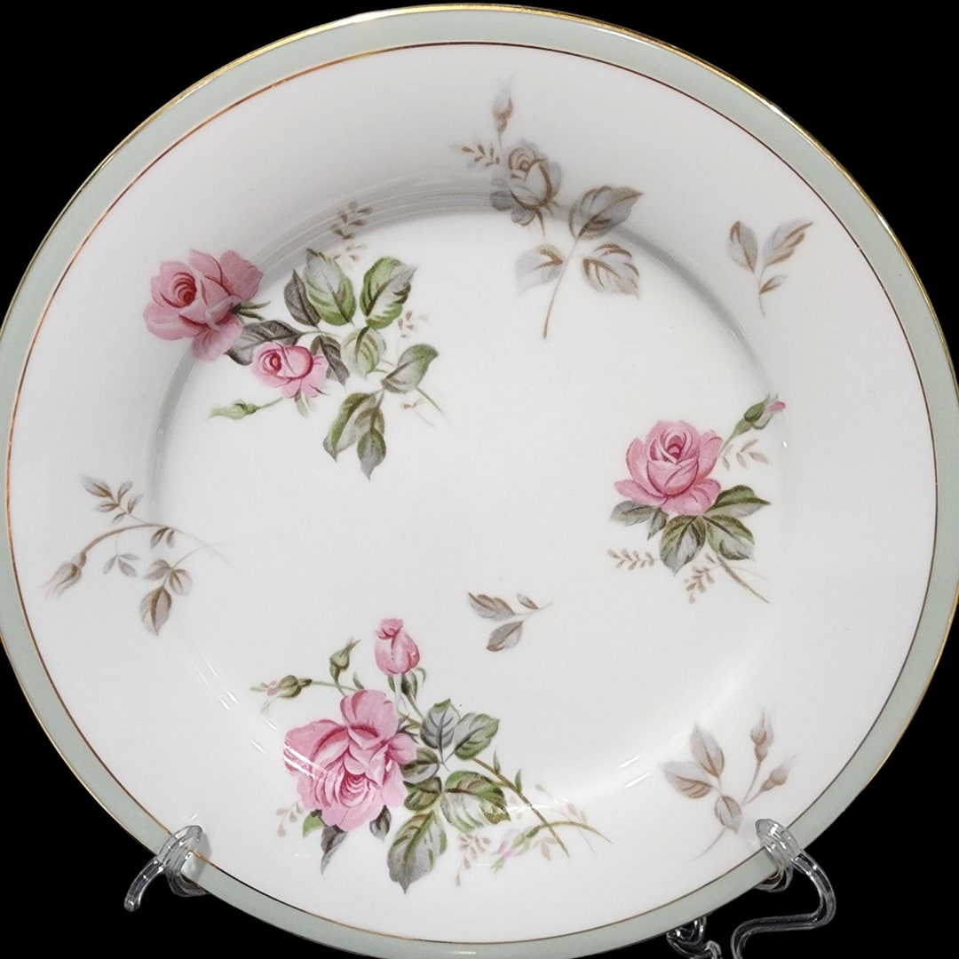 2 Pc Set Noritake Priscilla Pattern 5310 Dinner Plate Quality Fine ...