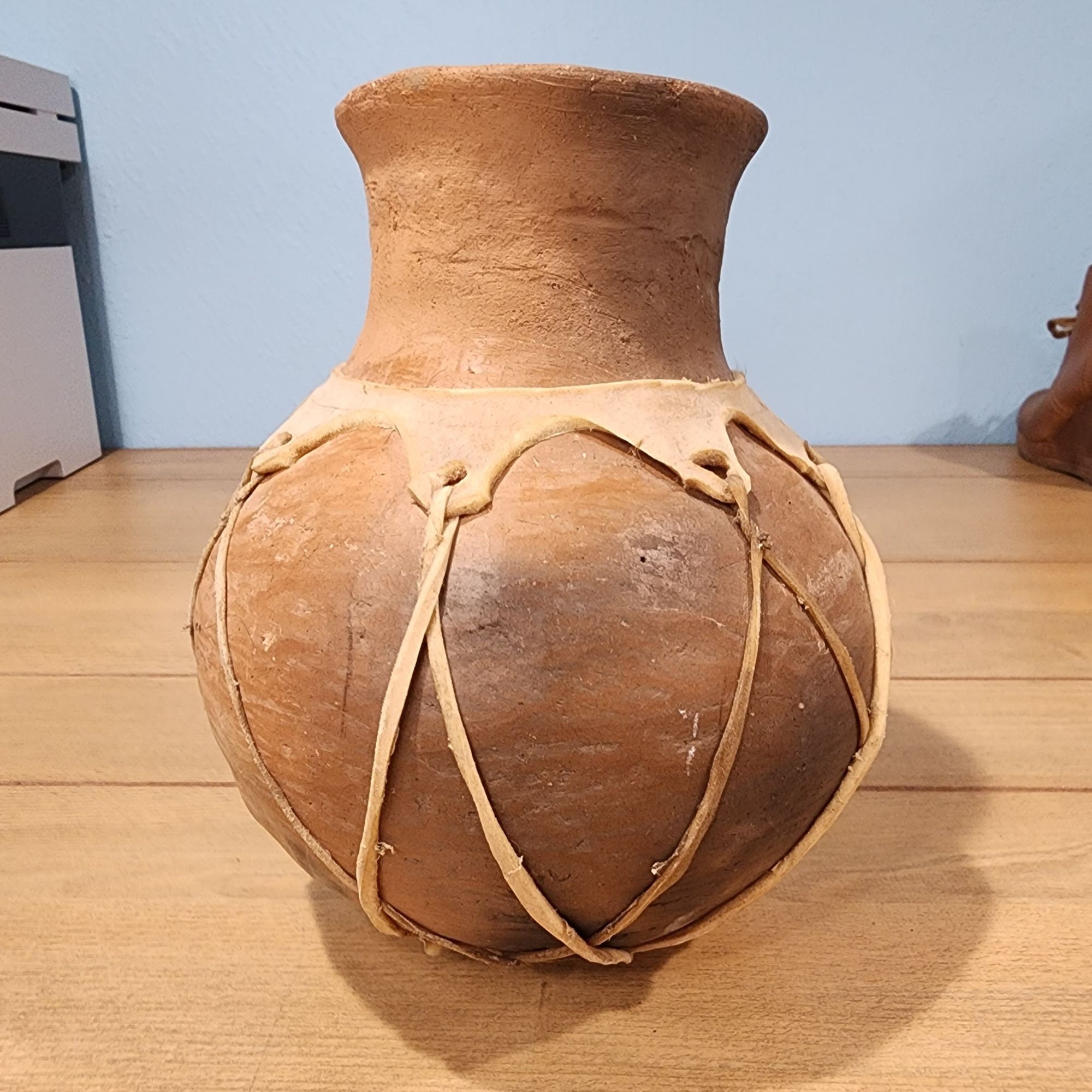 Mexican Tarahumara Pinch & Coil Fired Clay Pottery Handcrafted, Sinew ...