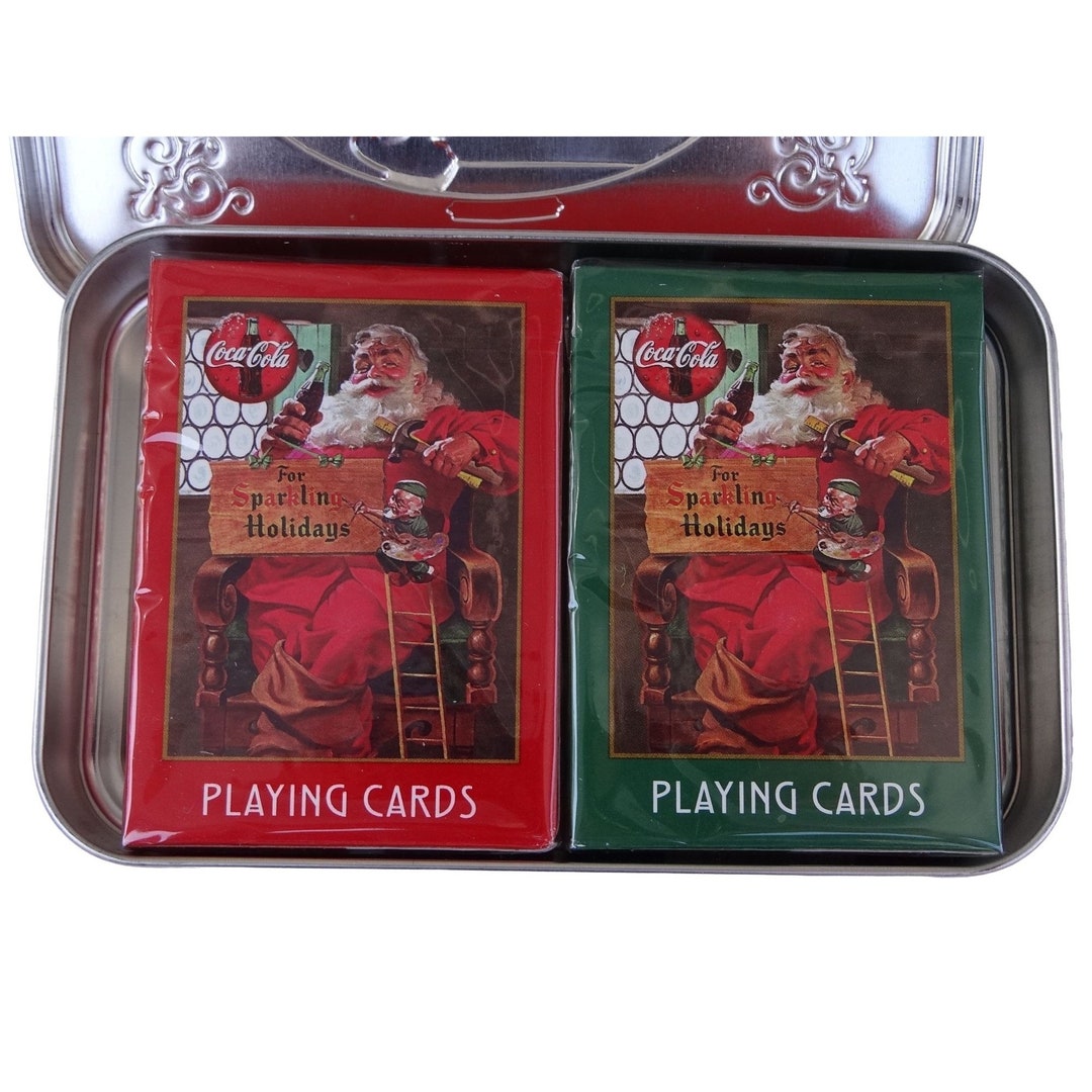 Coca Cola Cards Christmas Theme Standard Playing Cards Coca Cola ...