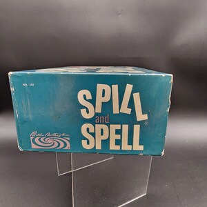 1957 Parker Brothers Spill & Spell Crossword Cube Speed Game for Ages 8 ...