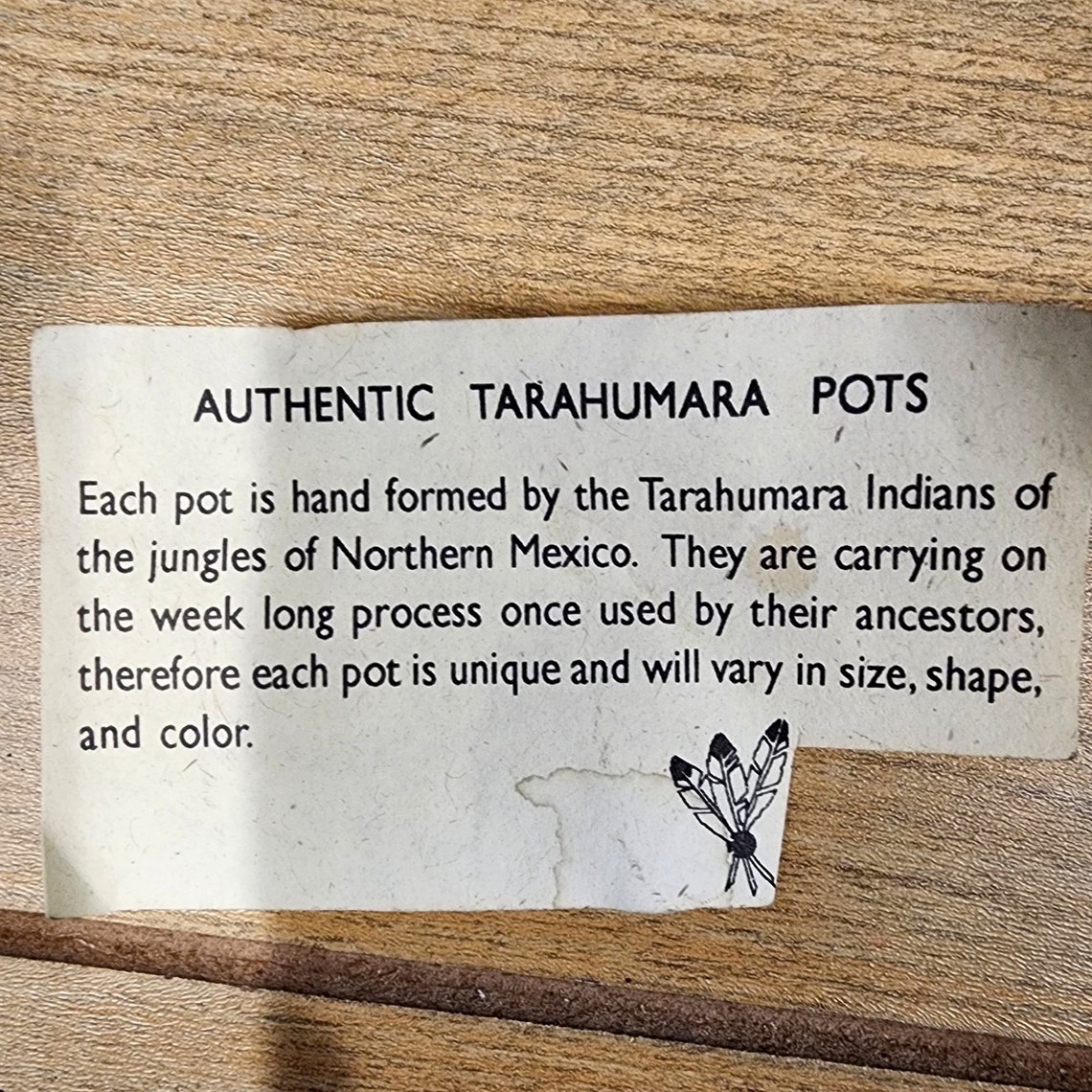 Mexican Tarahumara Pinch & Coil Fired Clay Pottery Handcrafted, Sinew ...