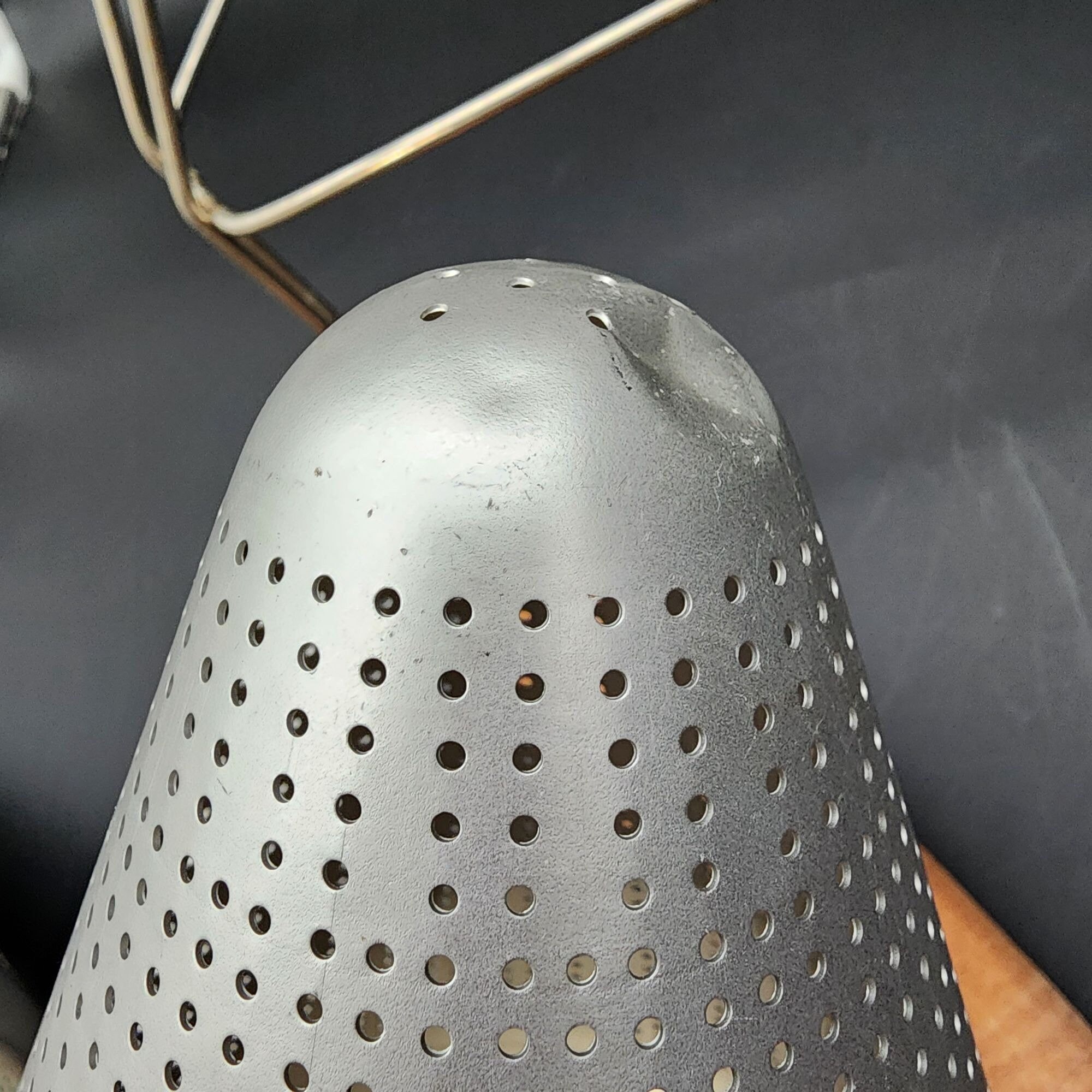 Food Mill Aluminum Cone Shaped Sieve Seed & Skin Separator With Wood ...