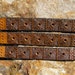 Leather Kilt Straps - Set of 3 - Hand Tooled - Black or Brown - 1 Inch ...